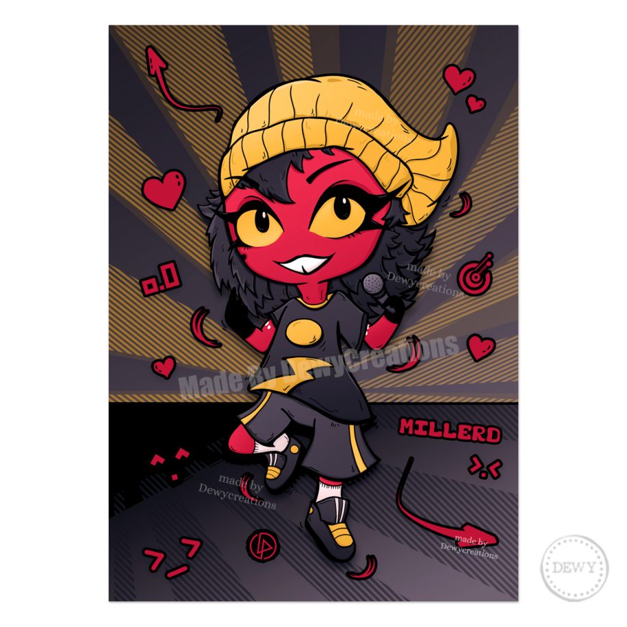 Helluva Boss fanart A4 print - Millerd