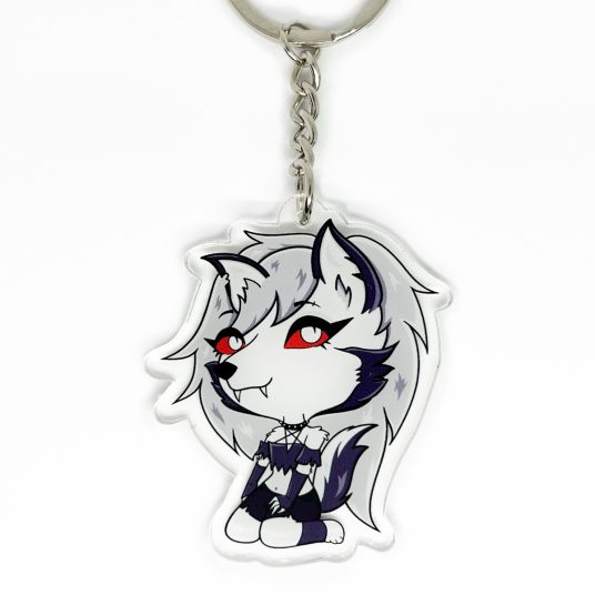 Wooden keychain - Helluva Boss - Loona - €6,50
