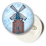 Nederlandse molen - Hello Holland sticker - €1,50