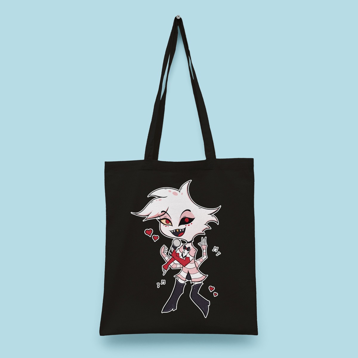 Tote Bag - Hazbin Hotel - Angel Dust - Dewy Venerius