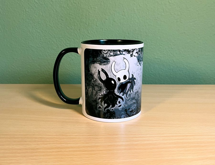 Zwarte Hollow Knight mok - Knight & Void