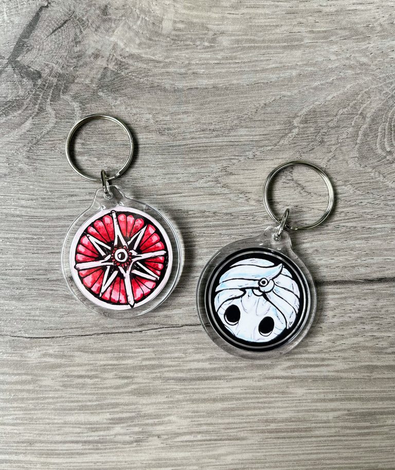 Hollow Knight Charms Keychain
