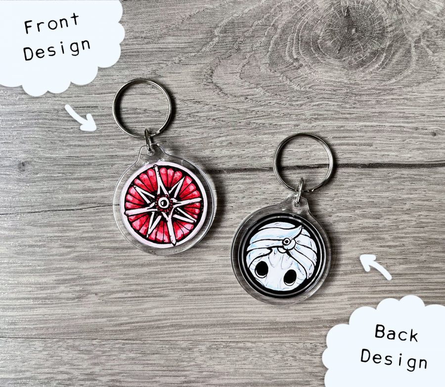 Hollow Knight Charms Keychain