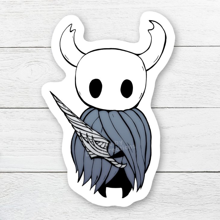 Hollow Knight sticker - the Knight & Hornet