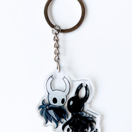 Hollow Knight & Void acrylic keychain