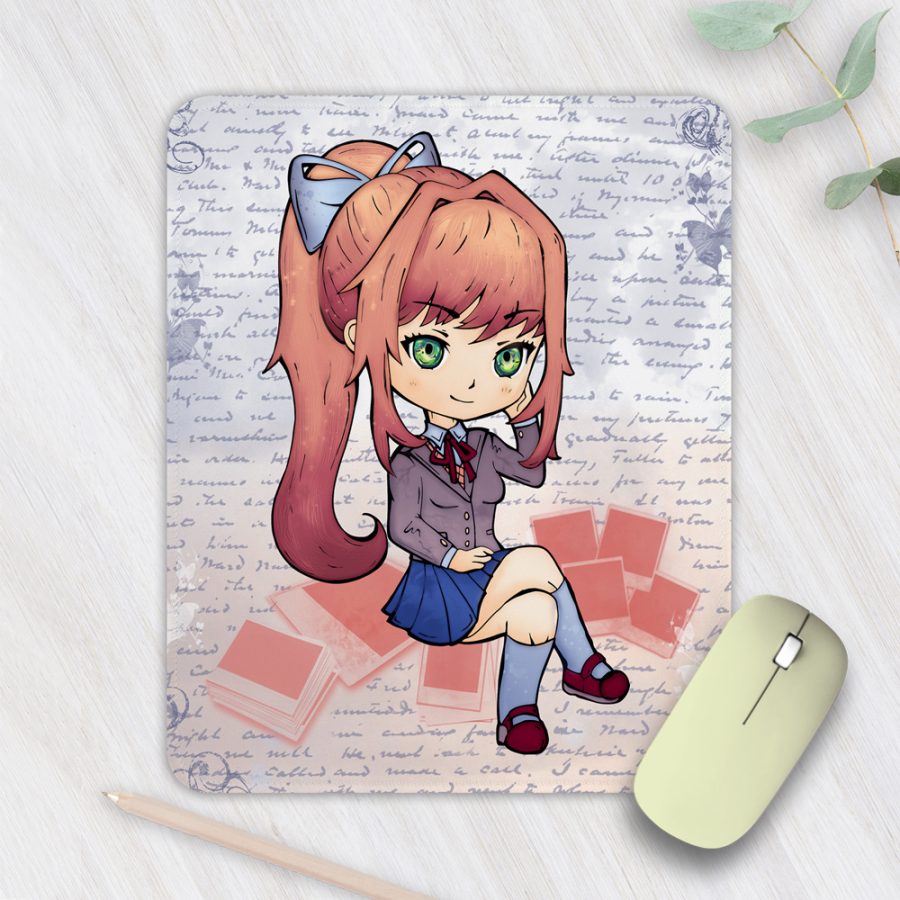 Doki Doki Literature Club fanart mousepad - Monika