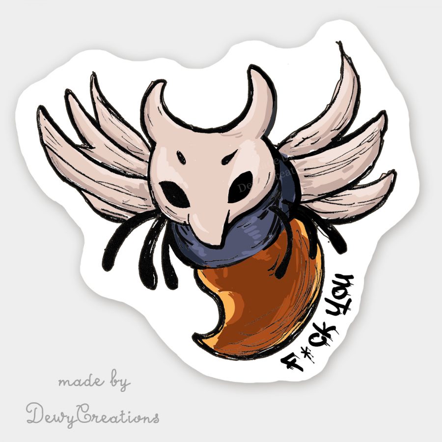 Hollow Knight sticker Primal Aspid - €1,50