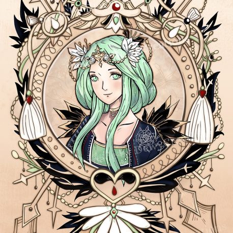 Rhea Fire Emblem Three Houses - fanart print - €12,50