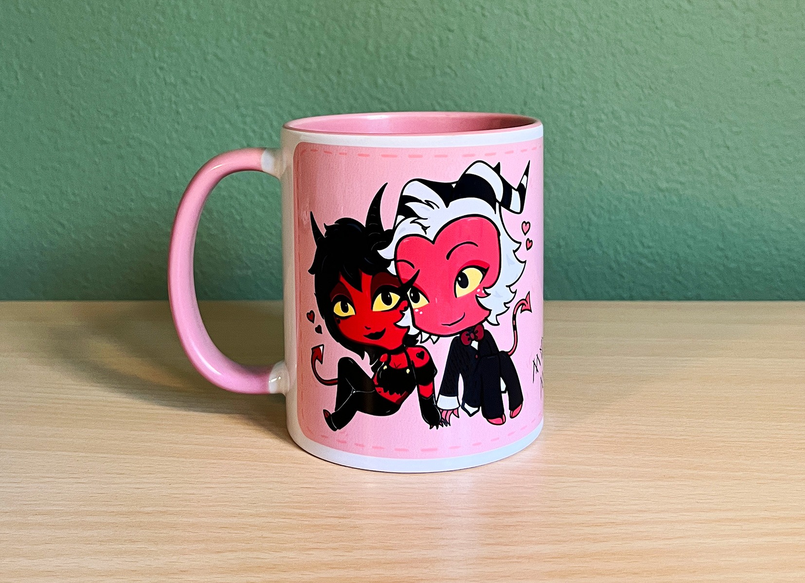 Schattige Helluva Boss mok - Millie & Moxxie - €15