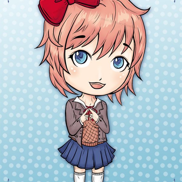 Sayori fanart Doki Doki Literature club - €9,50